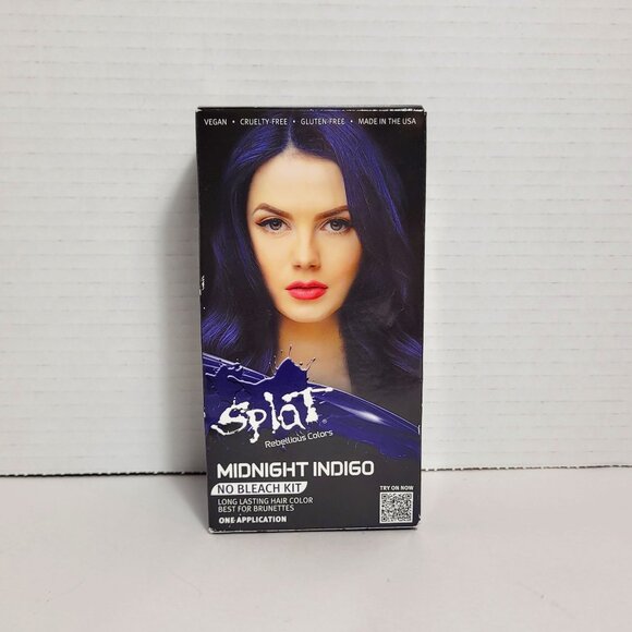 Splat | Hair | Splat Midnight Indigo Hair Dye No Bleach Semipermanent ...
